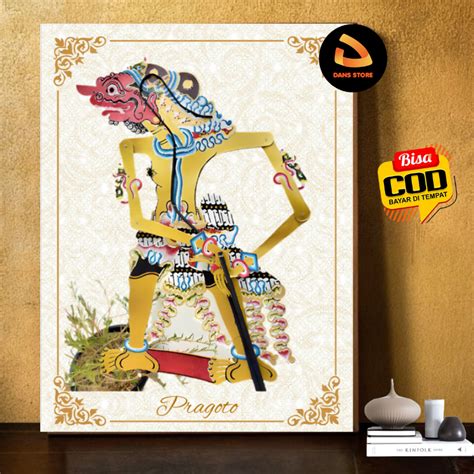 Jual Hiasan Dinding Bahan Mdf Poster Wayang Kulit Pragoto Shopee Indonesia