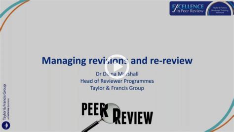 Managing Revisions And Re Review Editor Resources