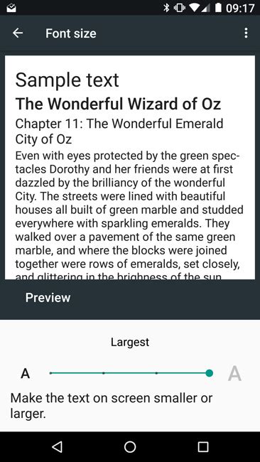 Android Nougat Tip Customize The Display And Font Sizes Thurrott