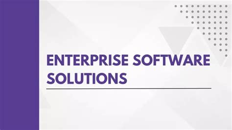 Ppt Enterprise Software Solutions Powerpoint Presentation Free Download Id 12410887