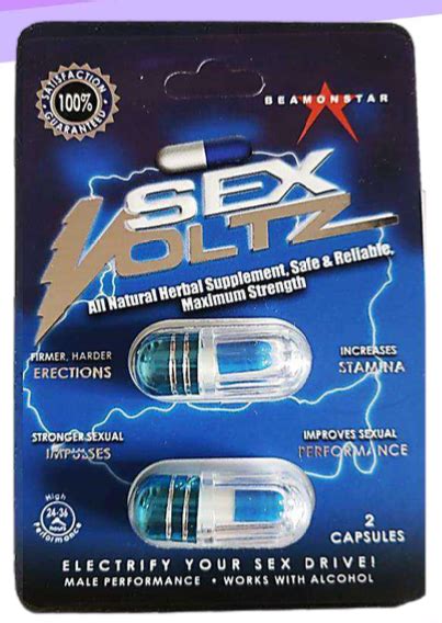 Capsulas Sex Voltz Azul 2 Capsulas Priscila