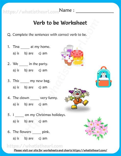 English Verb Worksheet For Class 2