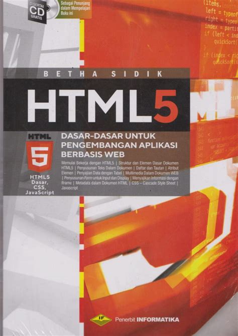 Buku Html 5 Dasar Dasar Pengembangan Aplikasi Berbasis Web Toko
