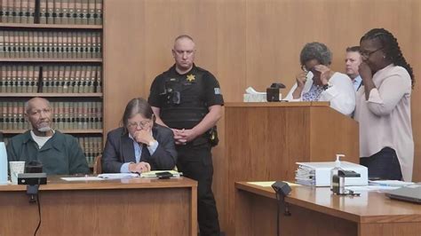Denise Frazier Daniel Reads Her Statement During The Sentencing Of