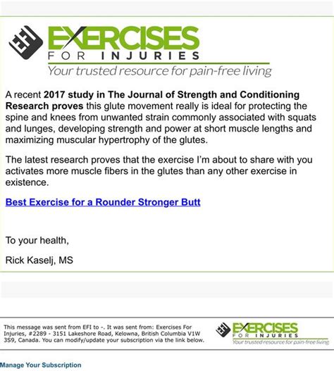Exercises For Injuries Best Exercise For A Rounder Stronger Butt Milled
