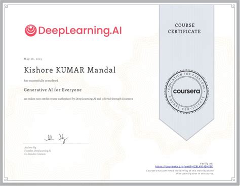 Generativeai Deeplearningai Andrewng Aiforeveryone Coursera Llm
