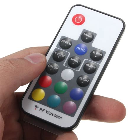 17 Keys DC 5V 24V RF Wireless Remote LED Controller For SMD 3528 5050
