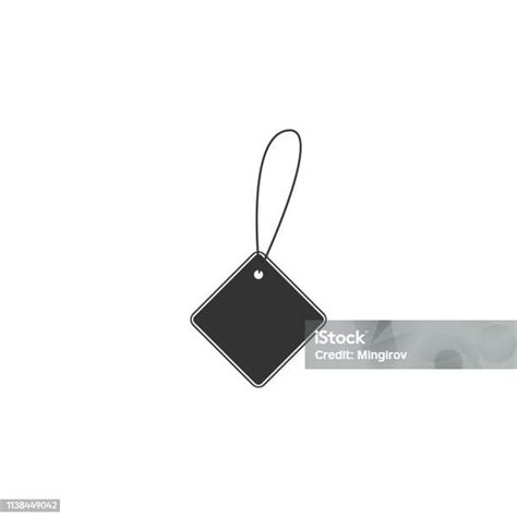 빈 레이블 템플릿 가격 태그 아이콘 절연 빈 쇼핑 할인 스티커입니다 템플릿 할인 배너입니다 평면 디자인입니다 벡터 일러스트