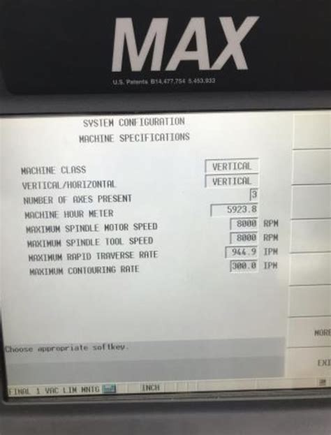 Hurco VM1 Centros de Máquinado Verticales usado 2008 Tramar