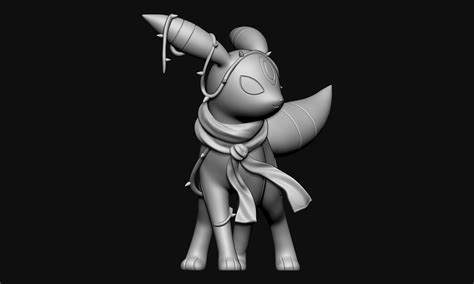 Pokemon Christmas Umbreon 3d Model 3d Printable Cgtrader