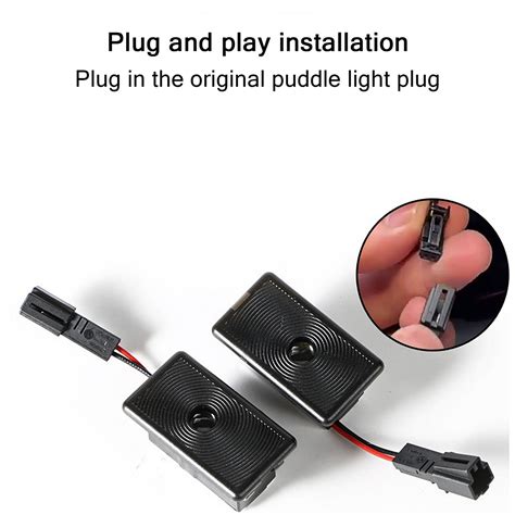 Tesla Projector Puddle Lights For Model 3 And Model 3 Highland Model Y