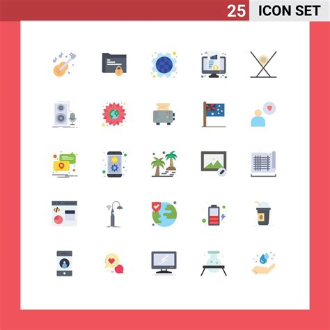 25 Flat Color Concept For Websites Mobile And Apps Chart Kpi Safe Folder Dashboard Labor