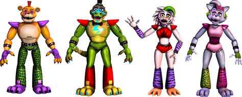 Swapped Glamrock Animatronics By Livingcorpse7 On Deviantart