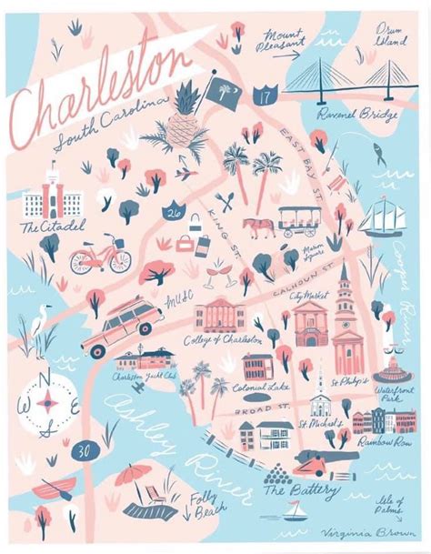 Map Of Charleston South Carolina