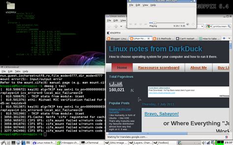 Knoppix 6 4 Can You Spot The Difference Linux Notes From Darkduck