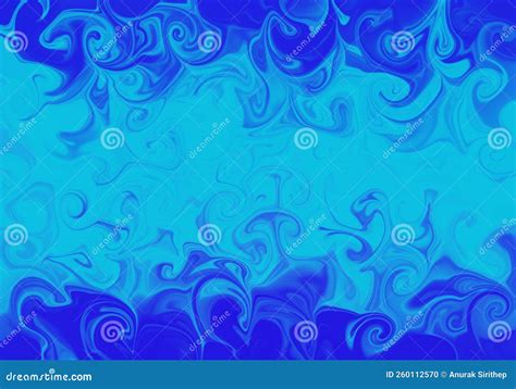 Abstract Background Blue Gradient Illustration For Poster Or Banner Template Stock Illustration