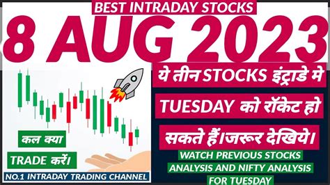 Best Intraday Stocks For 8 August 2023 Intraday Trading Solution