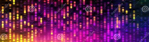 Purple Green Yellow Matrix Numbers Style Background Generative Ai