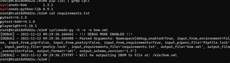 Error On Bom Creation On Version 1 4 1 Issue 256 CycloneDX