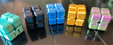 Metallic Block Fidgets Etsy