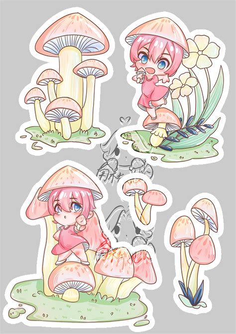 蘑菇女孩系列二南桥北约 站酷zcool