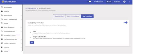 How To Enable Two Factor Authentication On Scalefusion Scalefusion Blog