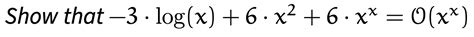Solved Show That Cdot Log X Cdot X Chegg Com