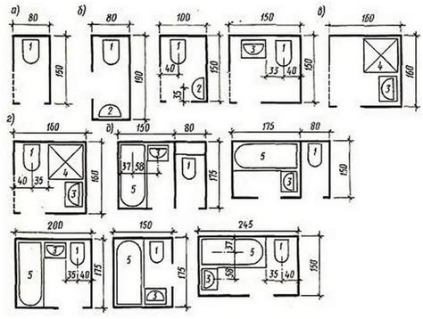 Схемы объединения ванны и туалета в панельном доме Small Bathroom