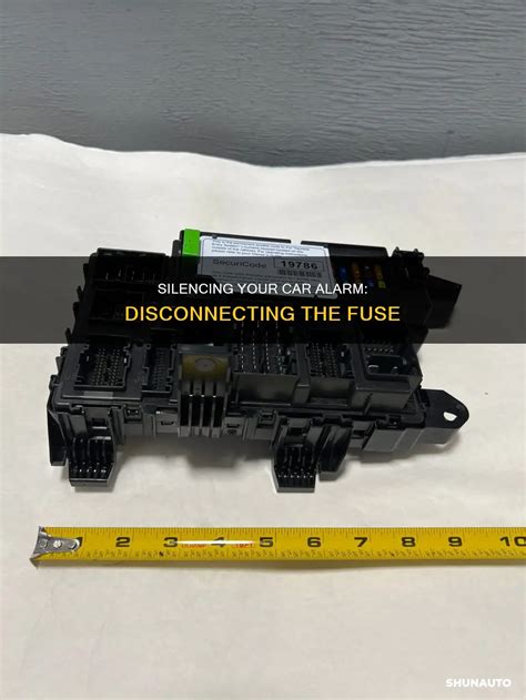Silencing Your Car Alarm Disconnecting The Fuse Shunauto