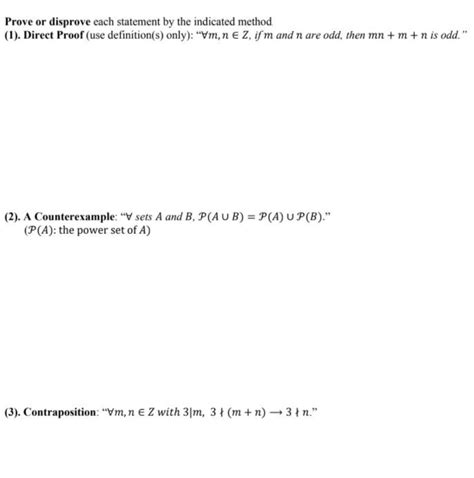 Solved Use A Full Truth Table To Show That Proof By