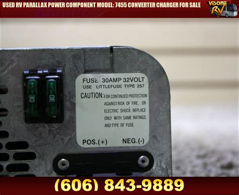 Rv Components Used Rv Parallax Power Component Model 7455 Converter