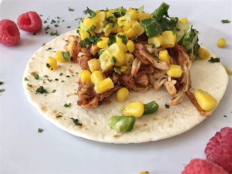 Slow Cooker Raspberry Chipotle Chicken Tacos Wish Farms