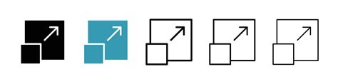 Window Maximize Icon Vector Art At Vecteezy