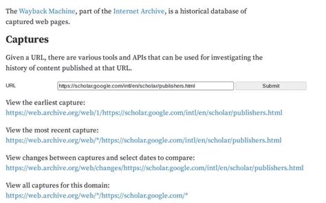 exploring the wayback machine apis alf eaton observable
