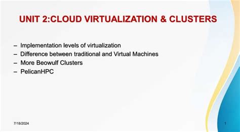 virtualization implementation pdf levels ppt