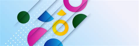 현대 다채로운 추상 웹 배너 배경 창조적 인 디자인 사각형 삼각형 원 하프톤 및 점이있는 배너 디자인 벡터 추상 그래픽 디자인 배너 패턴 배경 템플릿 0명에 대한 스톡 벡터