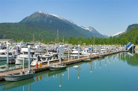 Alaska Skagway Railroad Dock Cruise Ships Editorial Photo Image Of