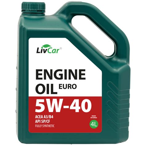Купить LIVCAR ENGINE OIL EURO 5W40 SP A3/B4 4л в оптовом интернет ...