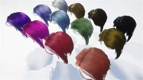 Stylised Hair Shader 4 26 Game Assets Free
