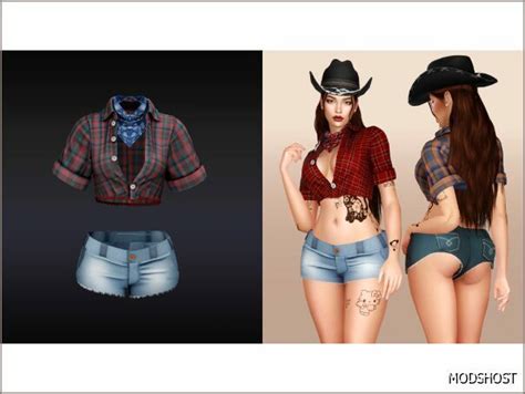 Sexy Cowgirl Sims 4 Clothing Mod Modshost