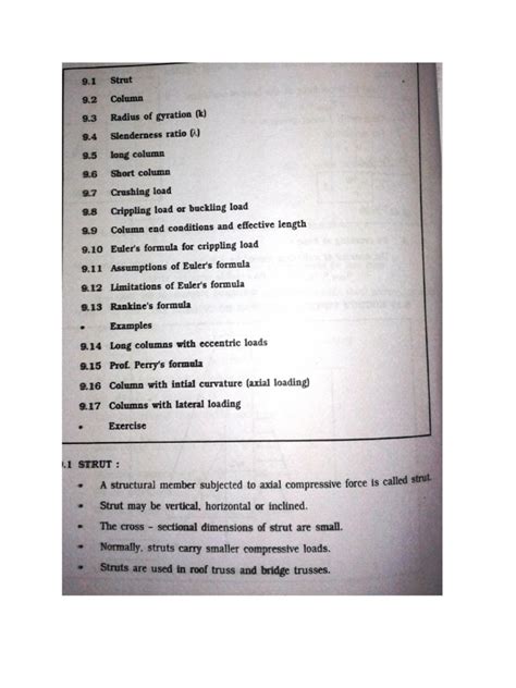 Column And Strut Pdf