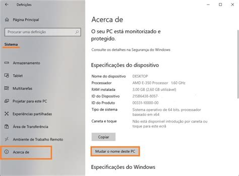 Como Mudar O Nome Do Computador No Windows 10 Br