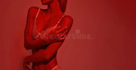 Unrecognisable Female Naked Model Arm Over Breasts Stock Photo Image Of Female Adult