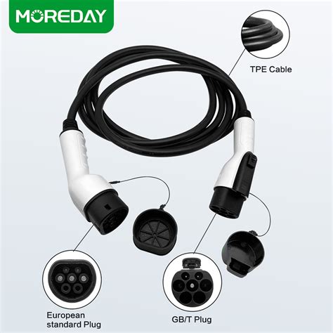 Electric Car 16A 32A Mode2 Evse Charging Box Level 2 Portable EV Charger Cable Type 1 Type 2