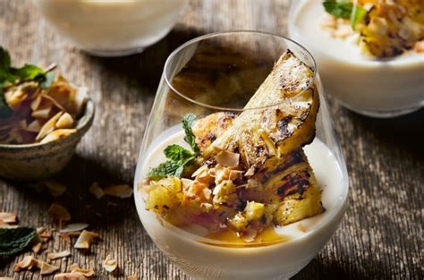 Coconut Panna Cotta With Grilled Pineapple And Toasted Coconut News24