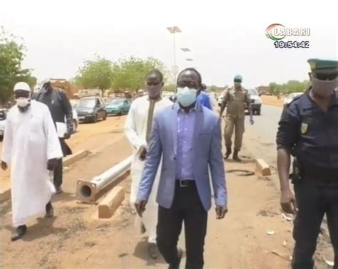 Le prÃsident de la ville de Niamey les lieux des manifestations anti
