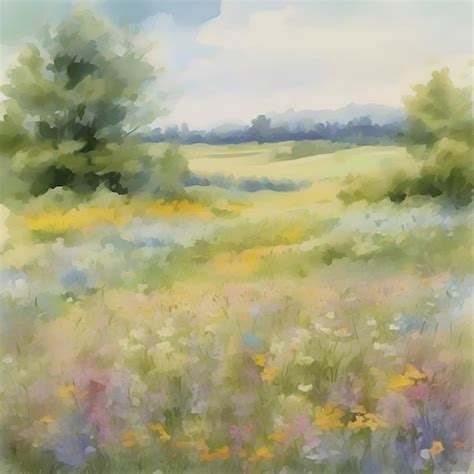 Página PSD Pintura Paisagem Aquarela Facil modelos PSD grátis de alta qualidade para