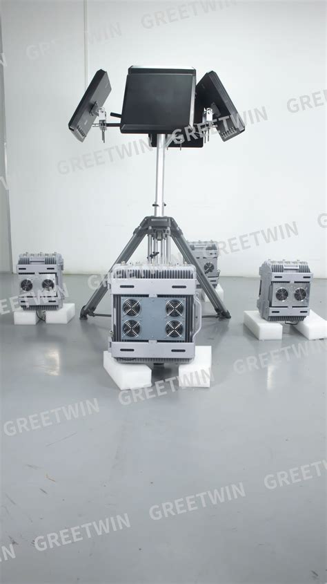 outdoor stationary 300w high power droe jammer system multi directional