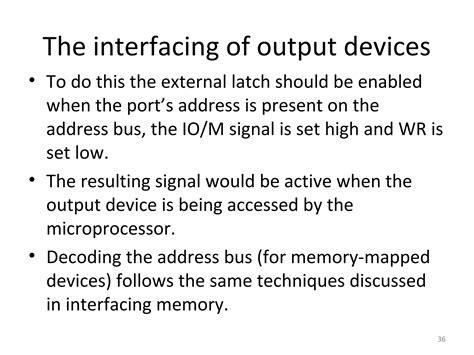 Memory I O Interfacing PPT