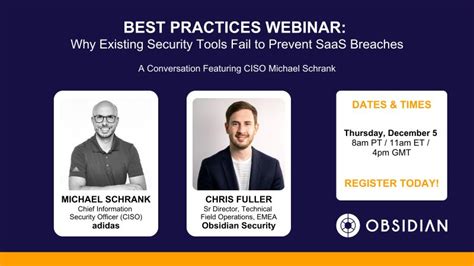 Obsidian Security On Linkedin Cybersecurity Saassecurity Ciso